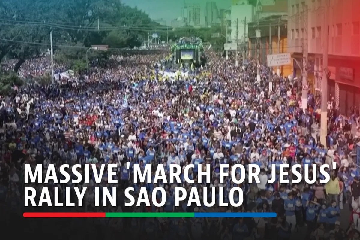 Massive 'March for Jesus' rally in Sao Paulo | ABS-CBN News