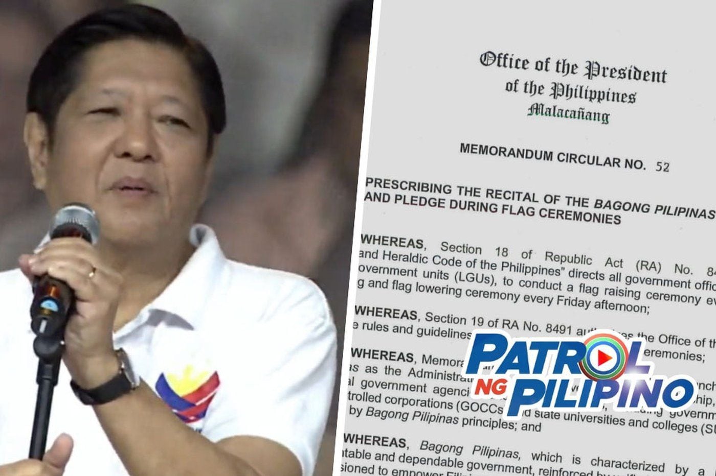 ‘Bagong Pilipinas’ hymn at pledge, umani ng iba’t ibang reaksyon | ABS ...