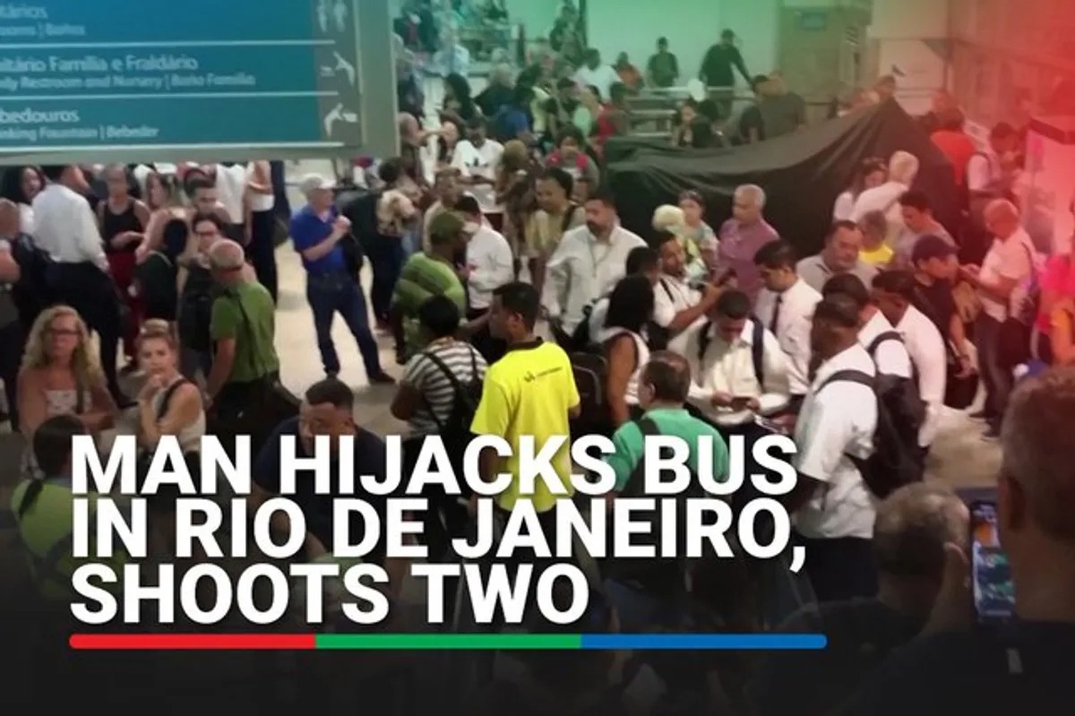 Man hijacks bus in Rio de Janeiro, shoots two | ABS-CBN News