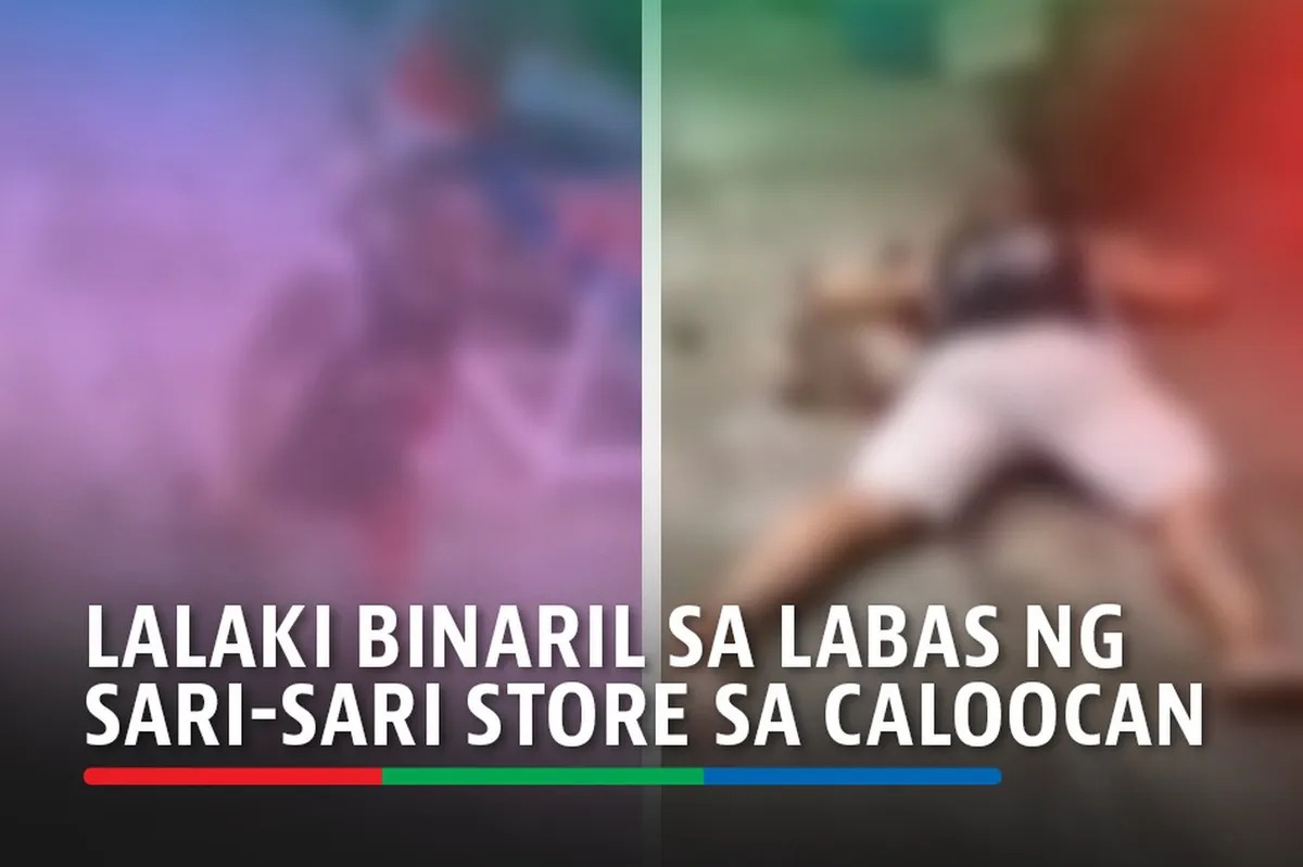 Lalaki binaril sa labas ng sari-sari store sa Caloocan | ABS-CBN News