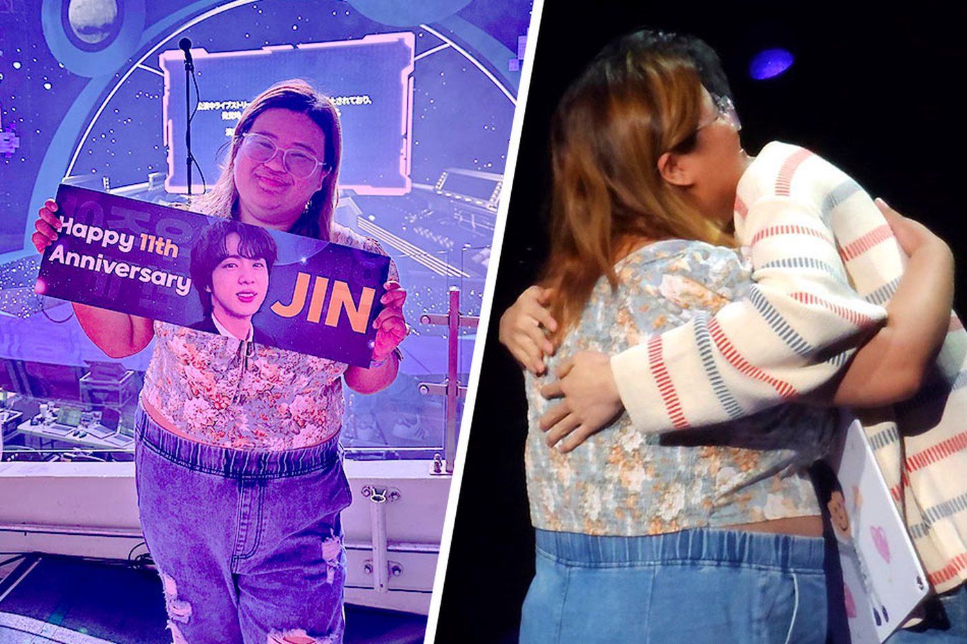 Lucky Filipino ARMY gets hug from BTS member Jin | ABS-CBN Entertainment