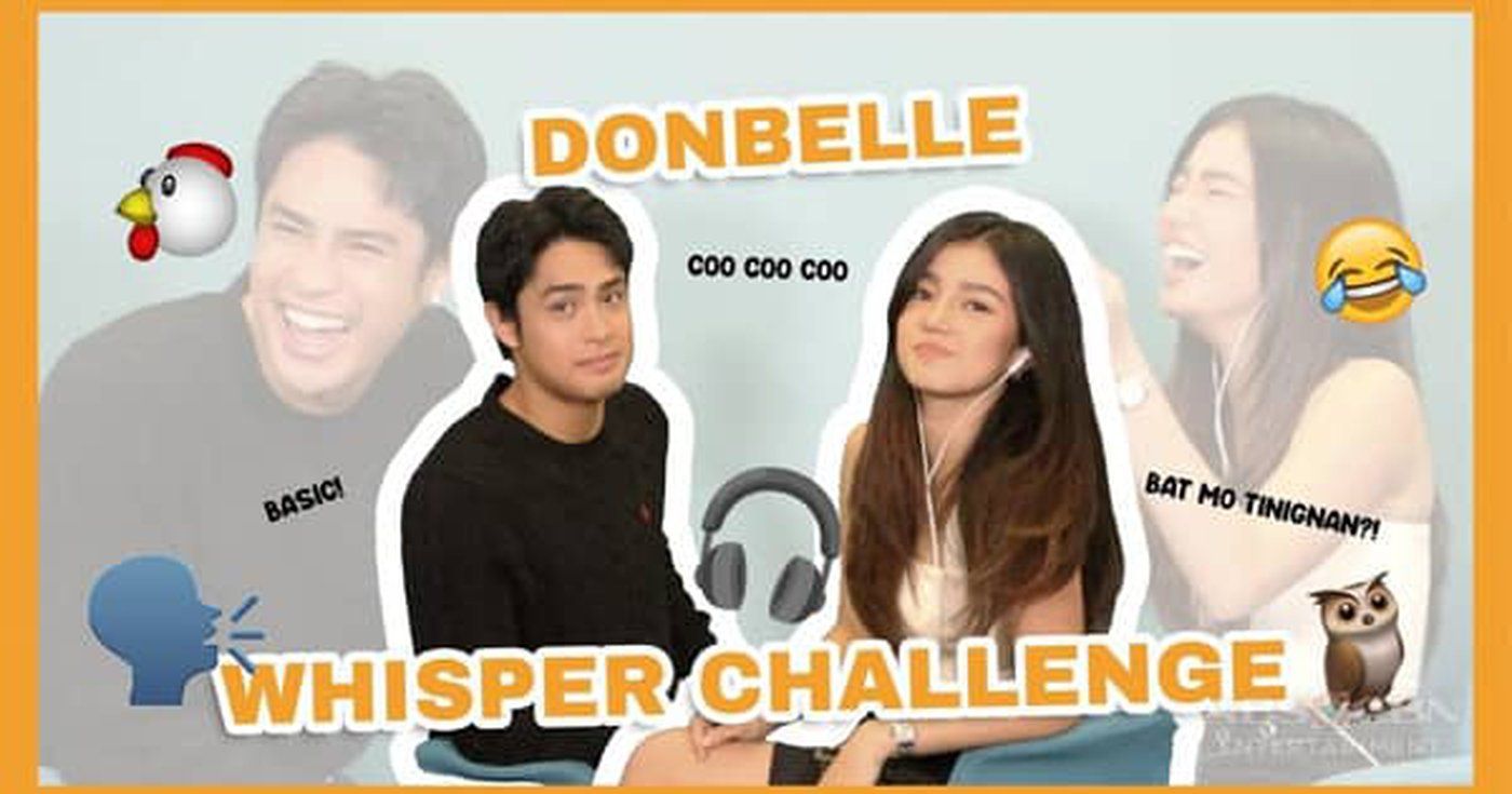 Donny, Belle ace fun “Whisper Challenge” | ABS-CBN Entertainment