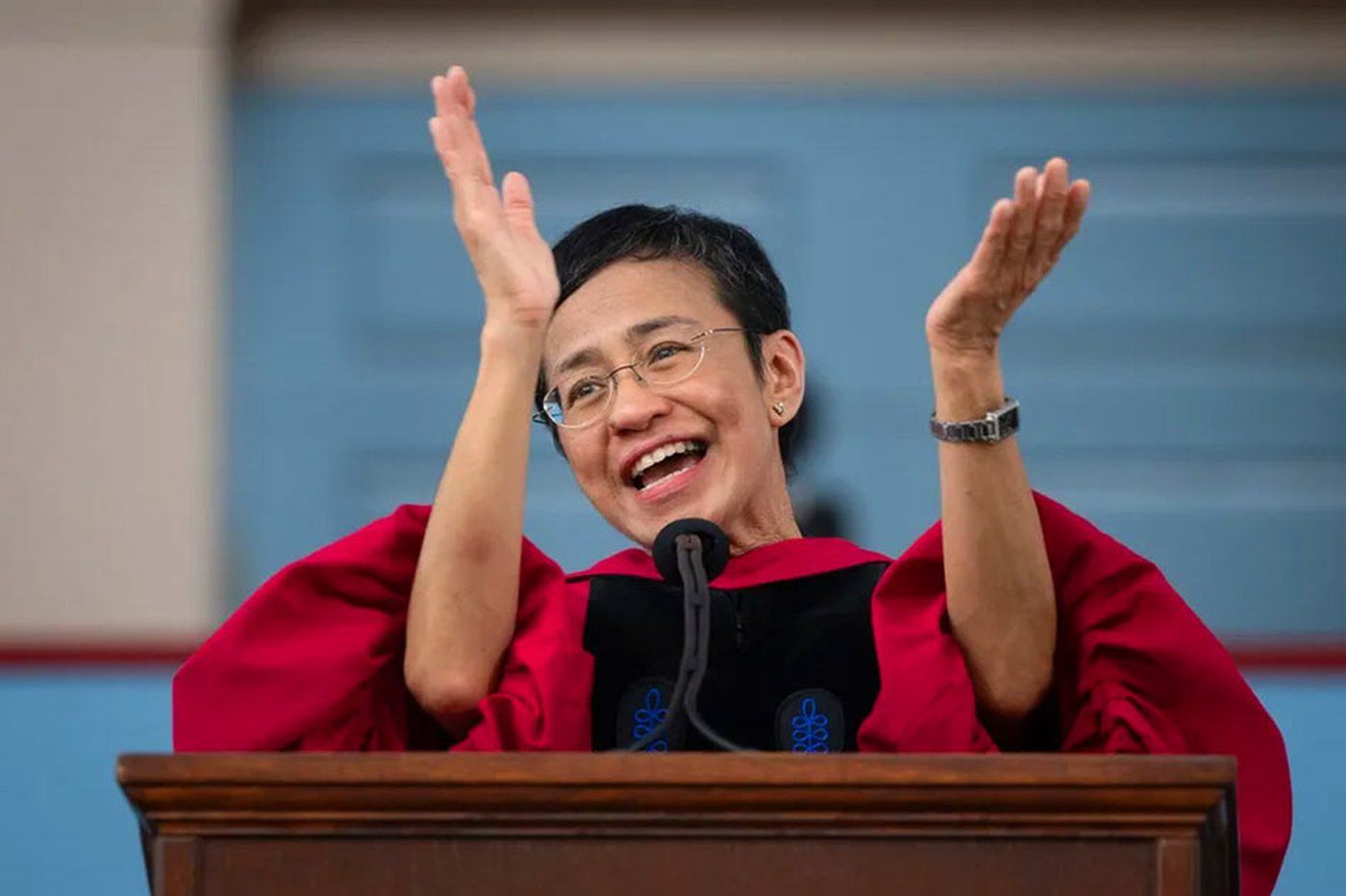 Maria Ressa delivers commencement speech at Harvard University | ABS ...