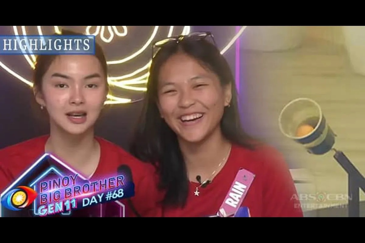 Day 68: Kai at Rain, tagumpay sa trick shot weekly task! | PBB Gen 11 ...