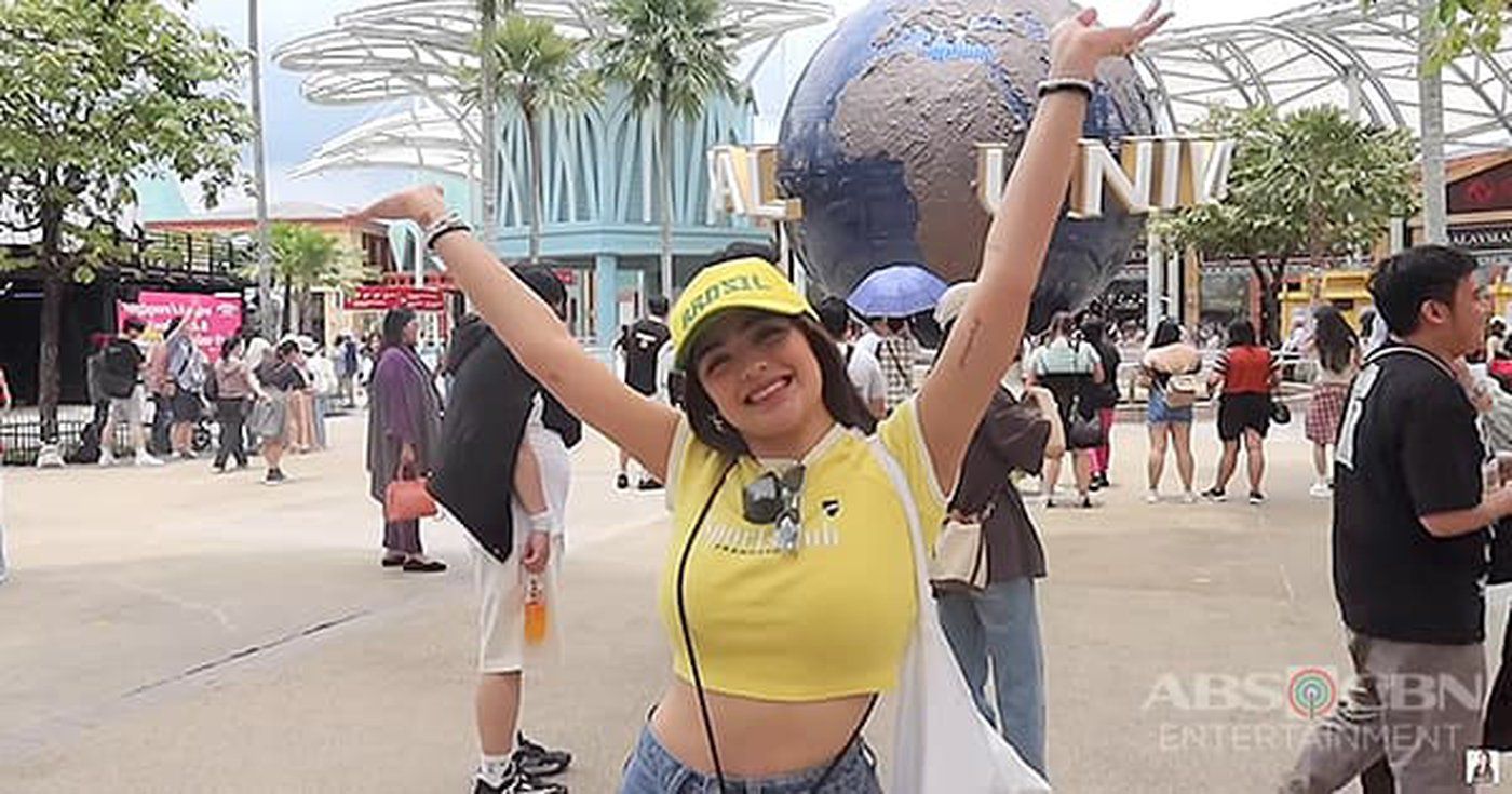 Andrea goes on a fun theme park adventure with Ate Kayla in Singapore ...