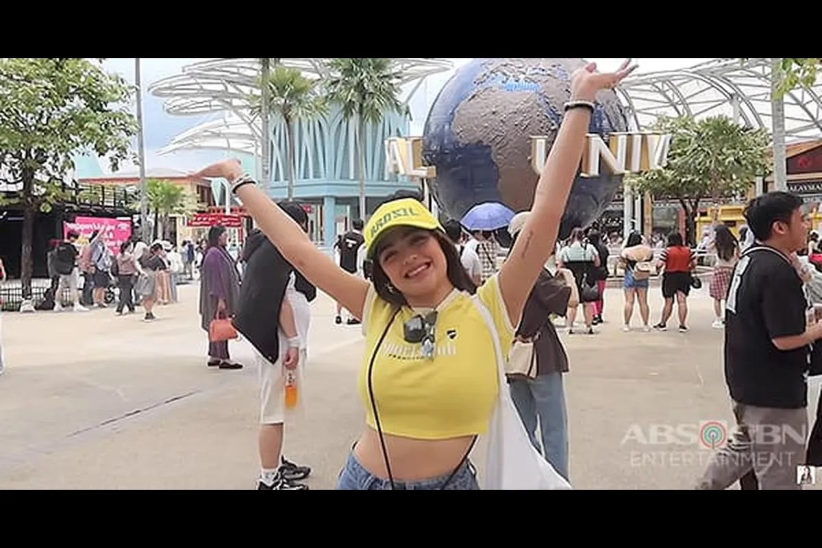 Andrea goes on a fun theme park adventure with Ate Kayla in Singapore ...
