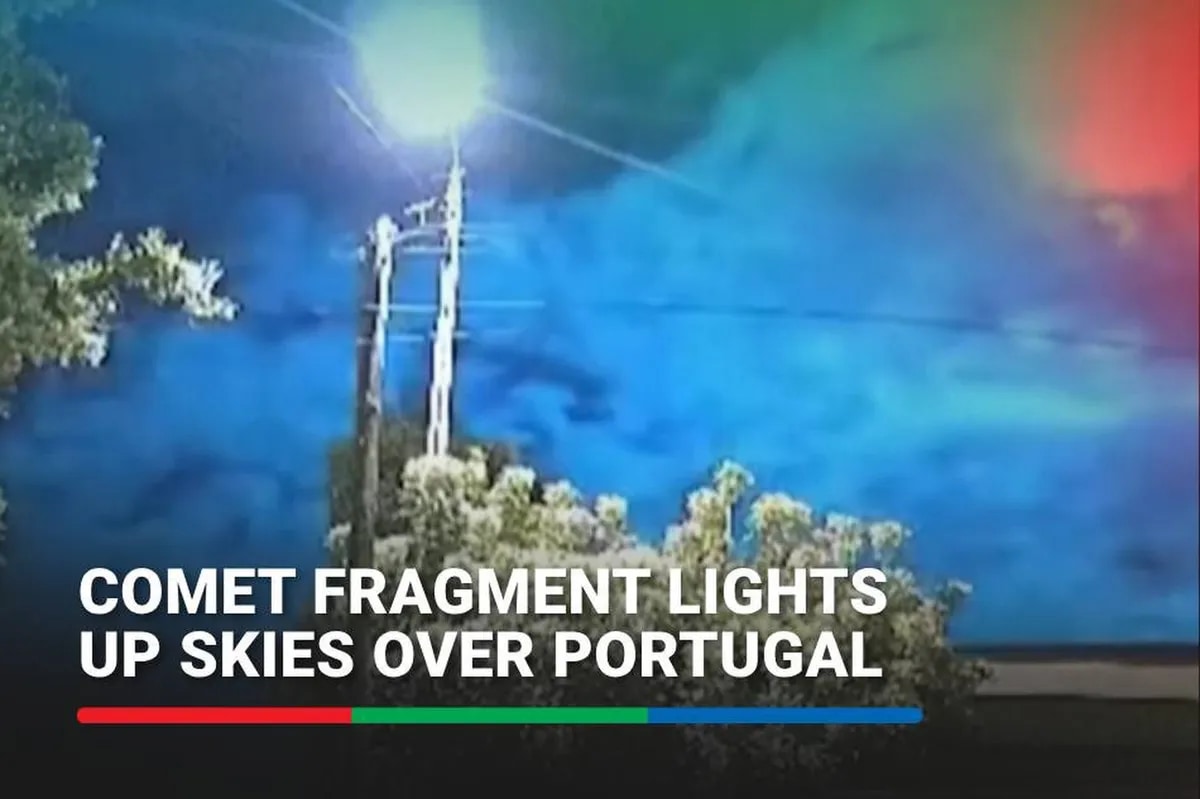 Comet fragment lights up skies over Portugal | ABS-CBN News