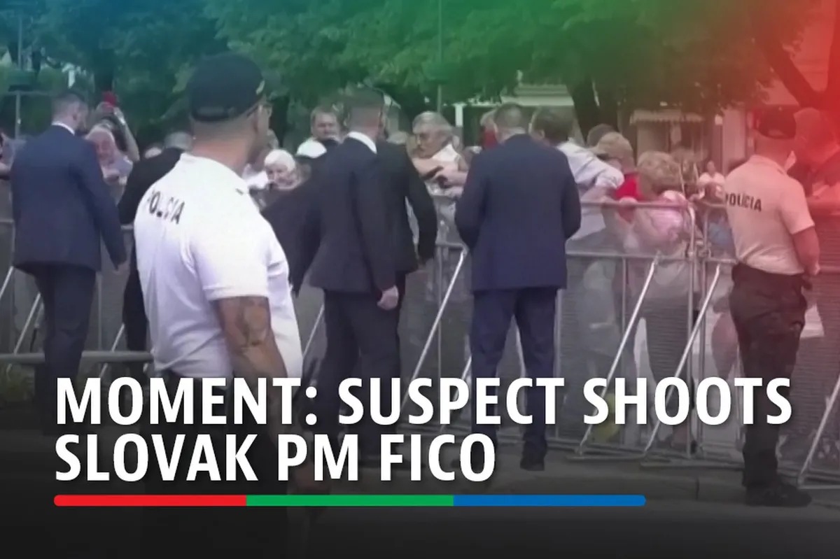 Moment: Suspect shoots Slovak PM Fico | ABS-CBN News