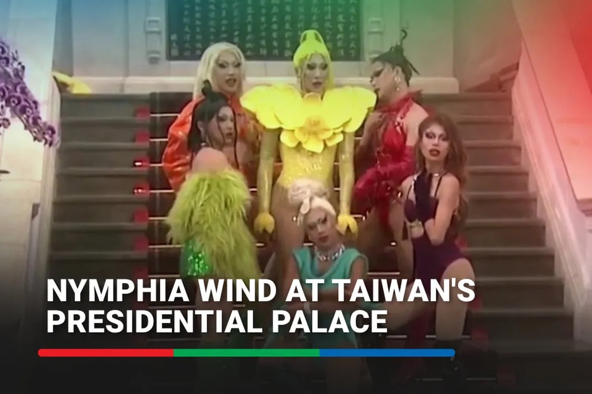 Taiwan drag queens bring glamour to presidential office celebrating ...