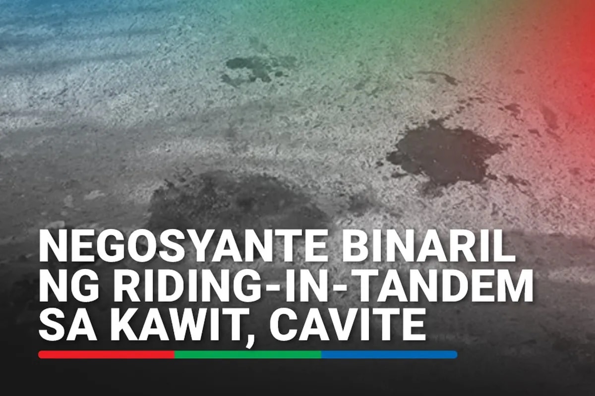 Negosyante binaril ng riding-in-tandem sa Kawit, Cavite | ABS-CBN News Negosyante binaril ng riding-in-tandem sa Kawit, Cavite | ABS-CBN News