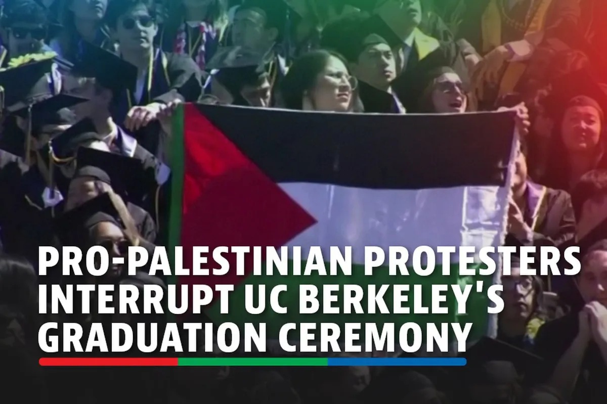 Pro-Palestinian protesters interrupt UC Berkeley's graduation ceremony ...