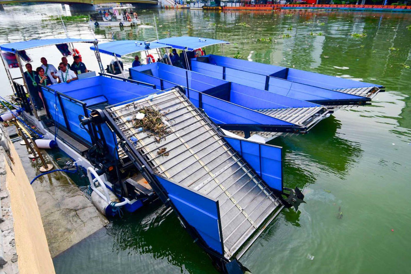 DOST launches floating waste collector to clean rivers and waterways ...