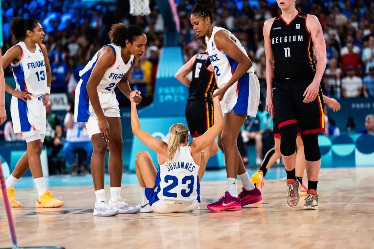 Paris 2024: France beat Belgium in overtime to reach Olympic women's ...