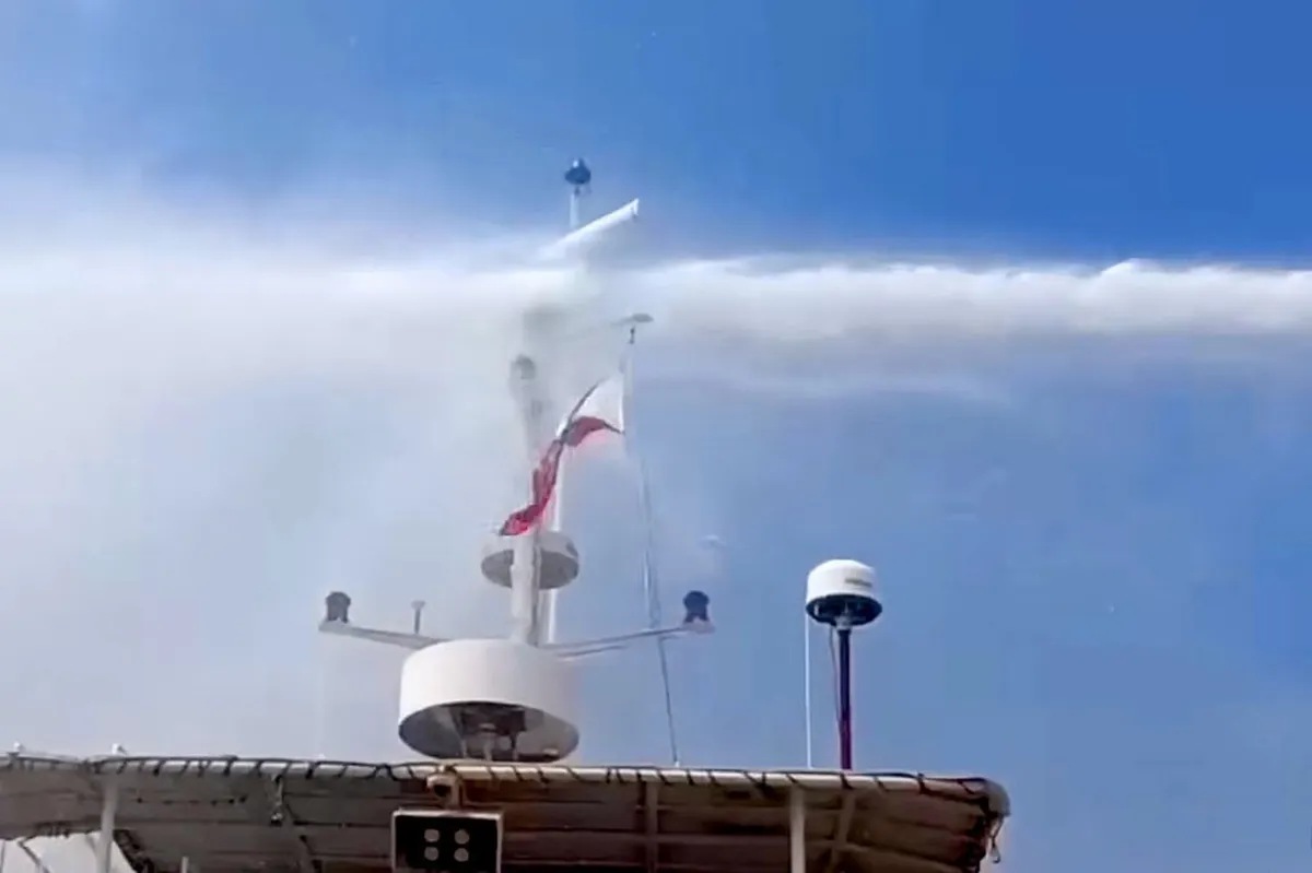 China facing another diplomatic protest after water cannon attack hit ...
