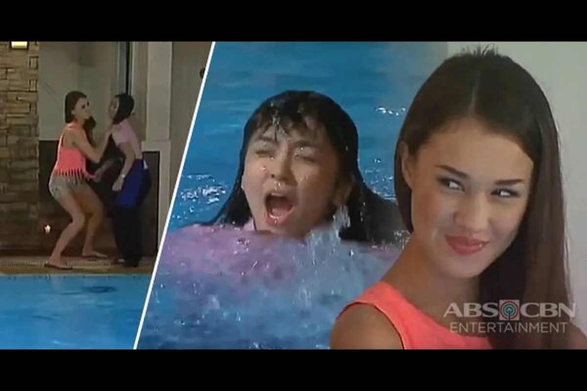 Princess and I: Maggie, itinulak sa swimming pool si Mikay | Episode 37 ...