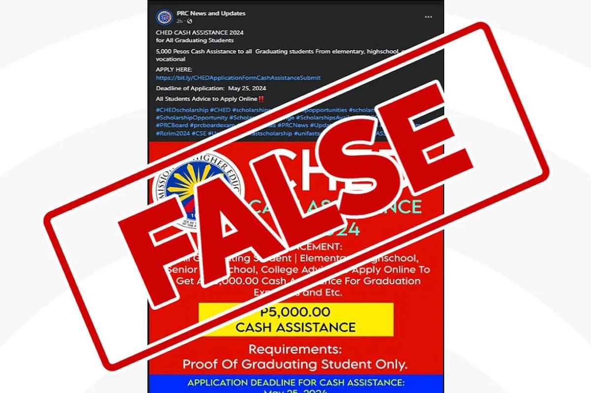 FACT CHECK: Walang P5,000 cash assistance ang CHED para sa lahat ng ... FACT CHECK: Walang P5,000 cash assistance ang CHED para sa lahat ng ...