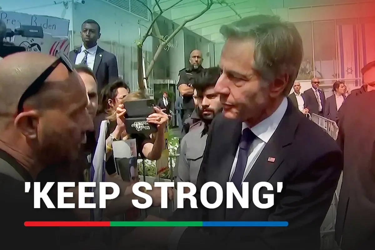 Embracing hostage families, Blinken urges Hamas to accept 'very strong ...