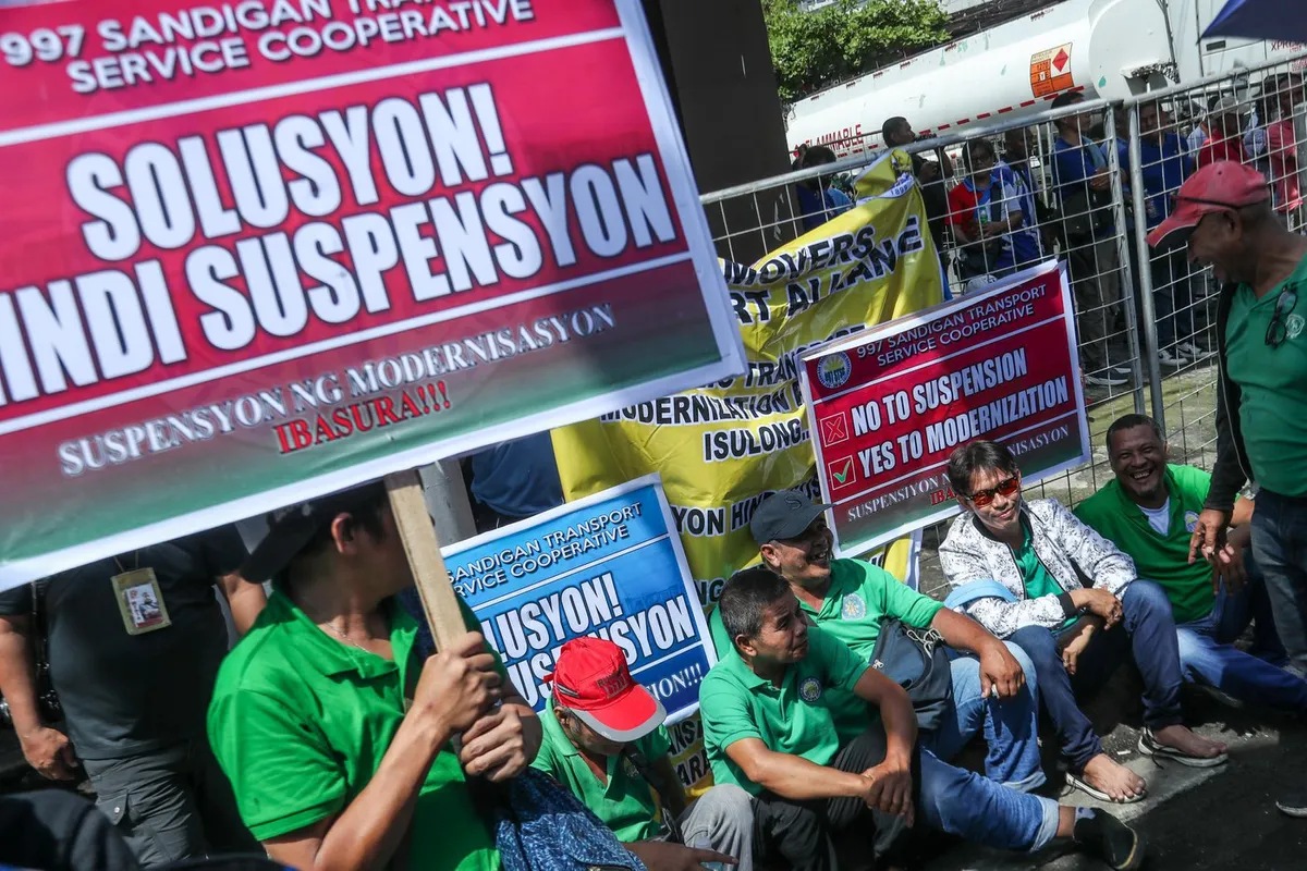 PHOTO: Marcos urged to reject calls to suspend PUV modernization ...