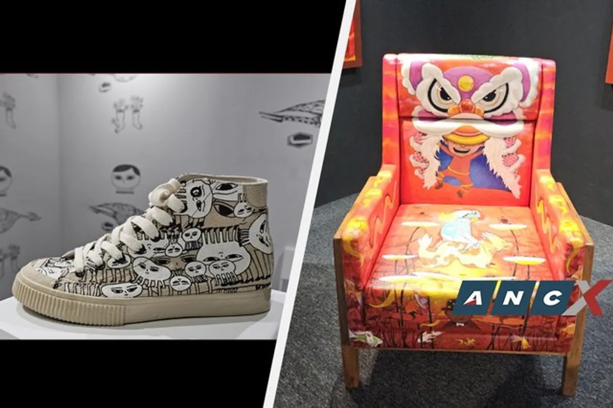 'Garapata' sneakers, colorful couches, and other eye-catching works at ...