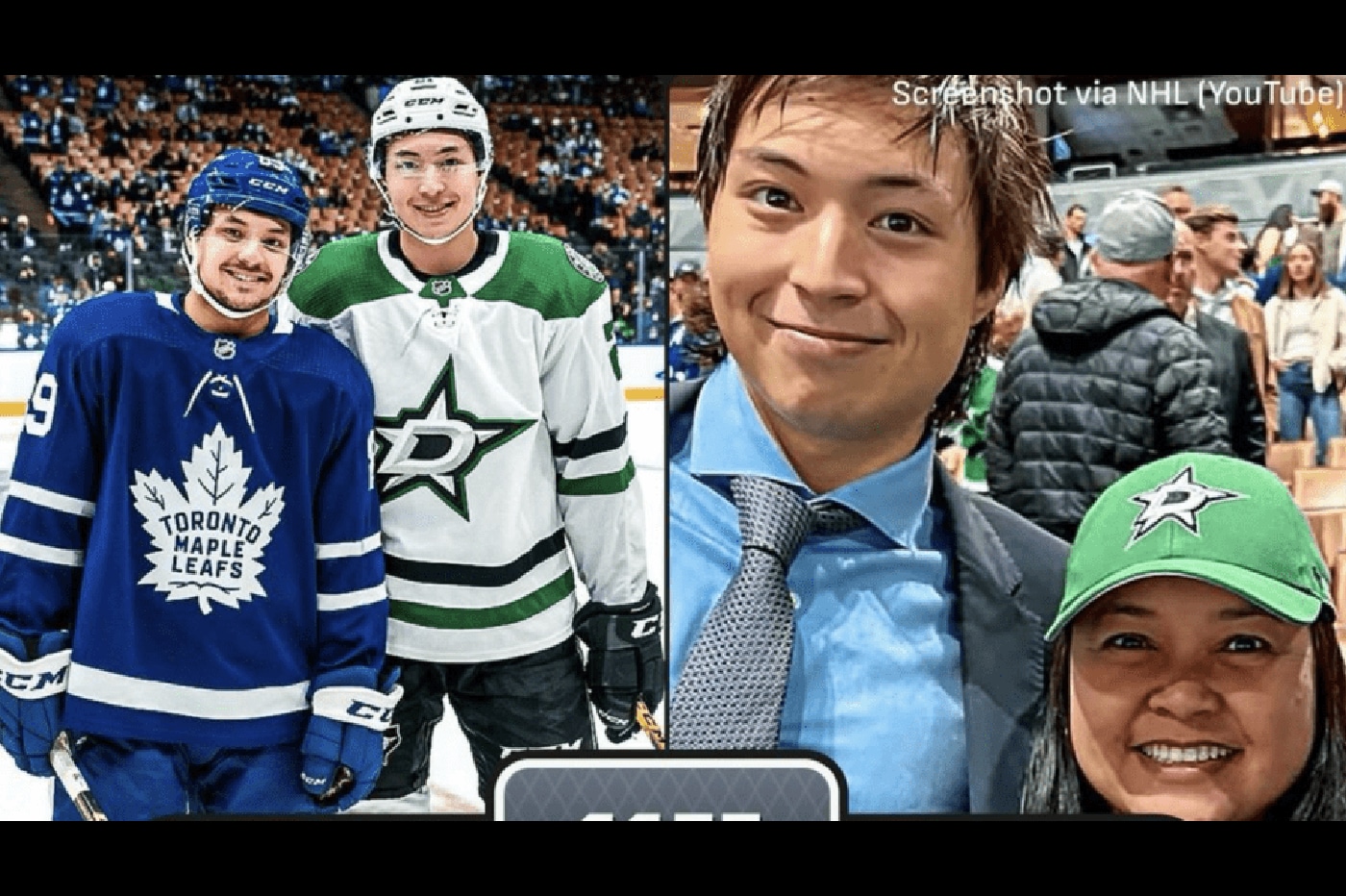 NHL honors Fil-Am Jason Robertson's mom on Mother's Day | ABS-CBN Sports