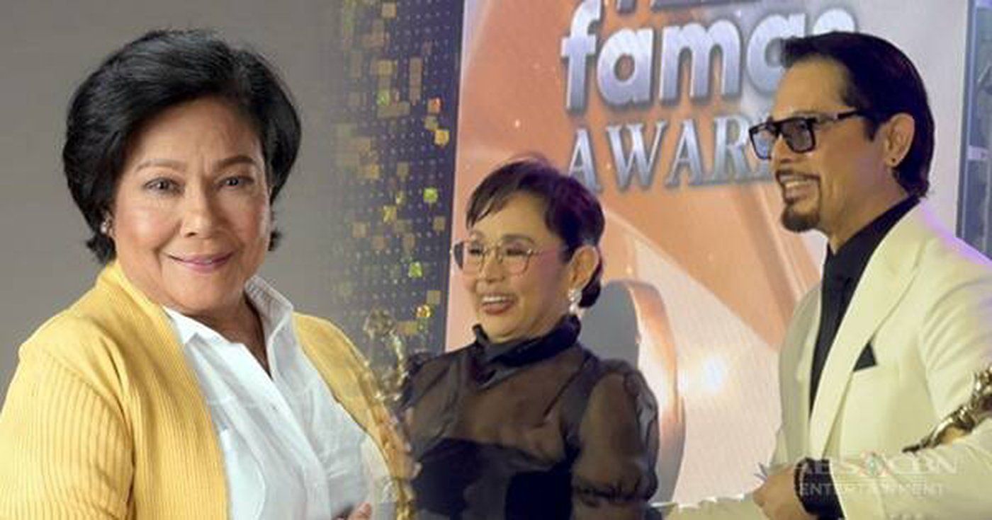 TV Patrol: Nora Aunor, Vilma Santos at Christopher de Leon, ginawaran ...