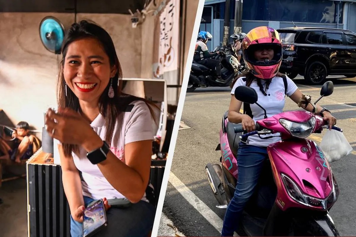 Ina rakitera sa Marikina, seller at rider din ng mga produkto niya ...