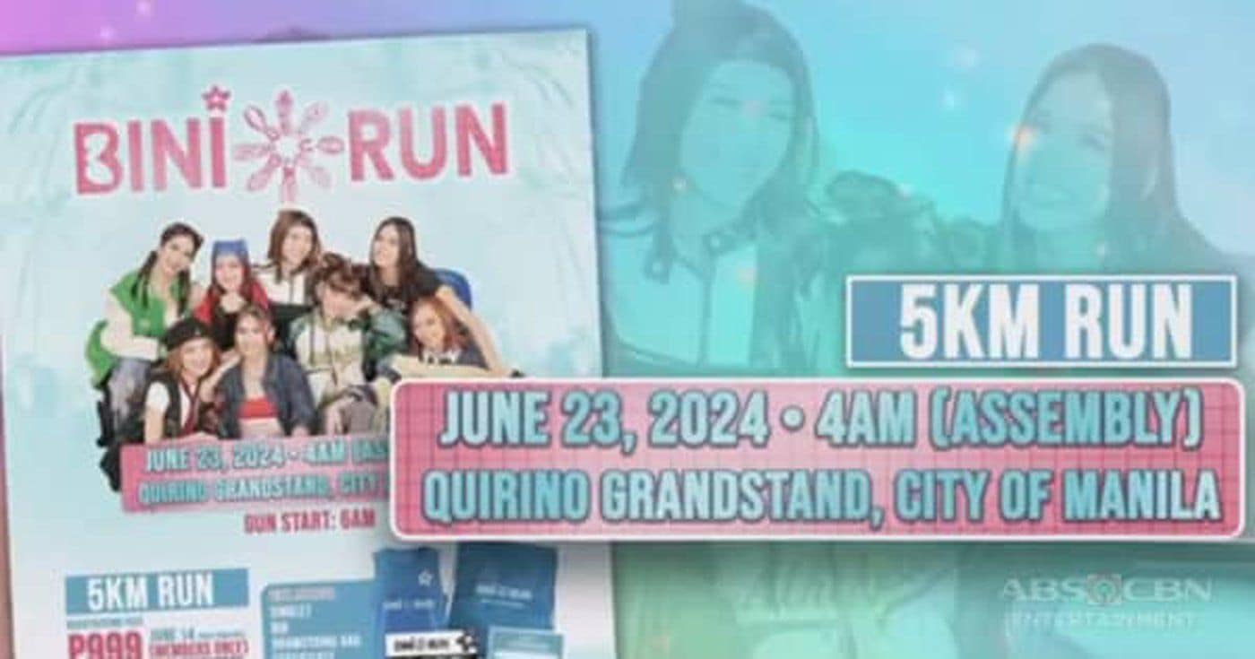 TV Patrol: BINI fun run kasado na sa June 23 | ABS-CBN Entertainment