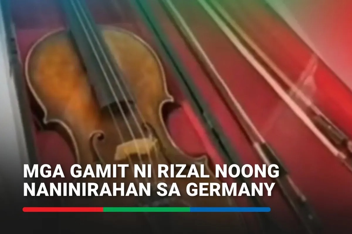 PANOORIN: Mga gamit ni Rizal noong naninirahan sa Germany | ABS-CBN News