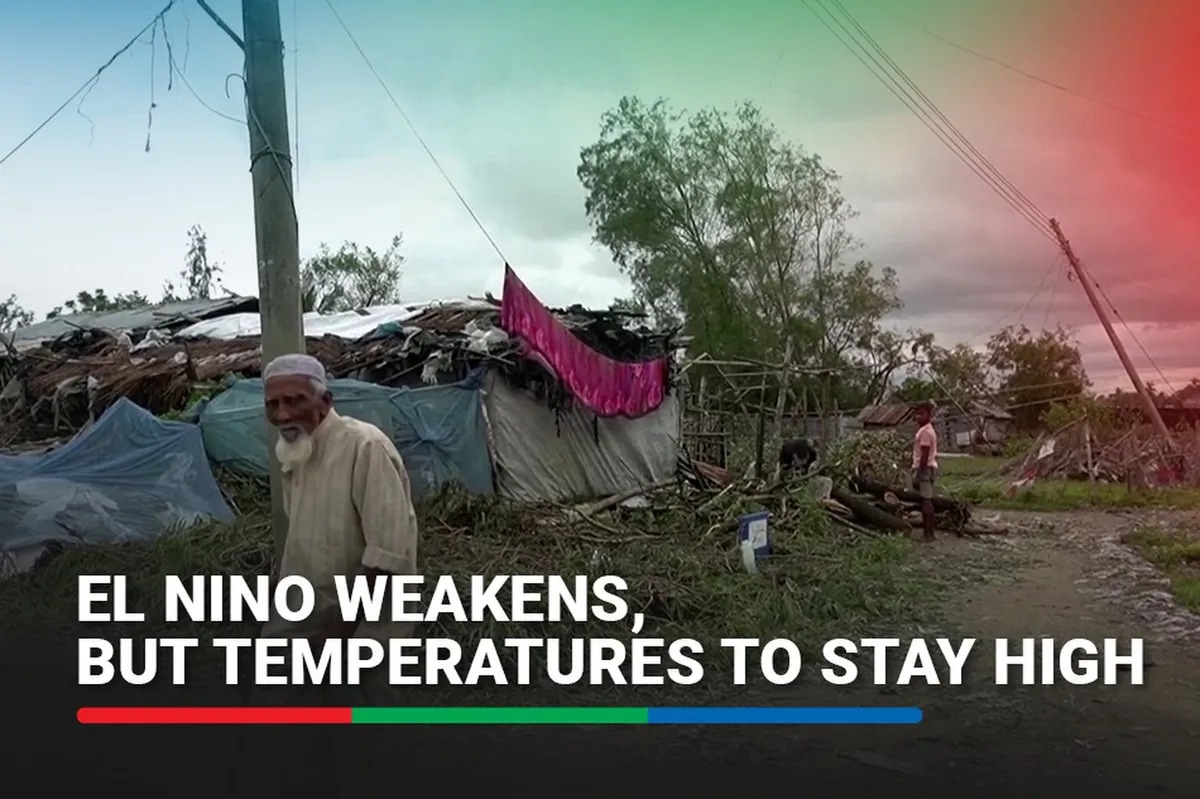 El Nino weakens but will keep temperatures high, UN weather agency says | ABS-CBN News