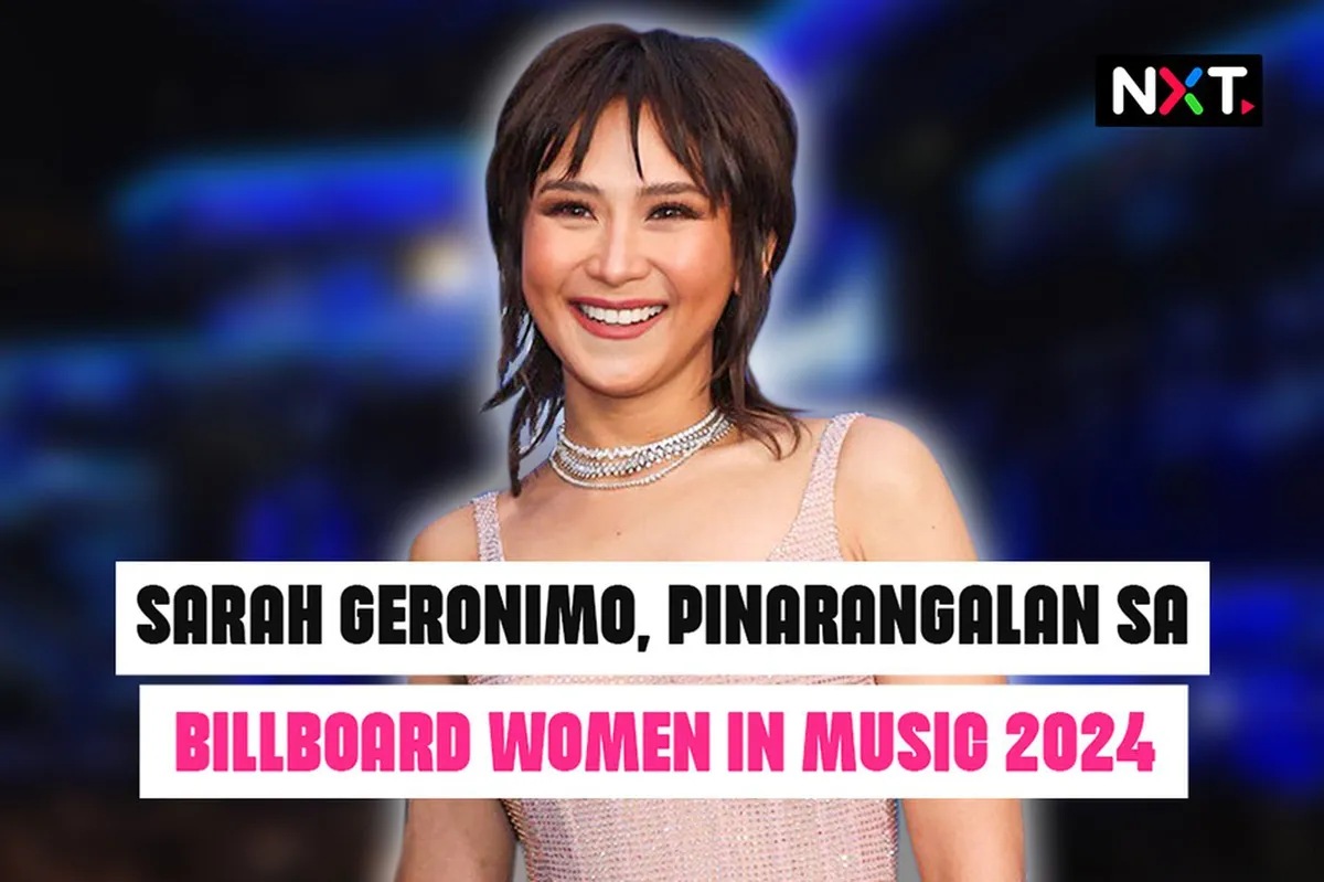 Sarah Geronimo, pinarangalan sa Billboard Women in Music 2024 | ABS-CBN Entertainment