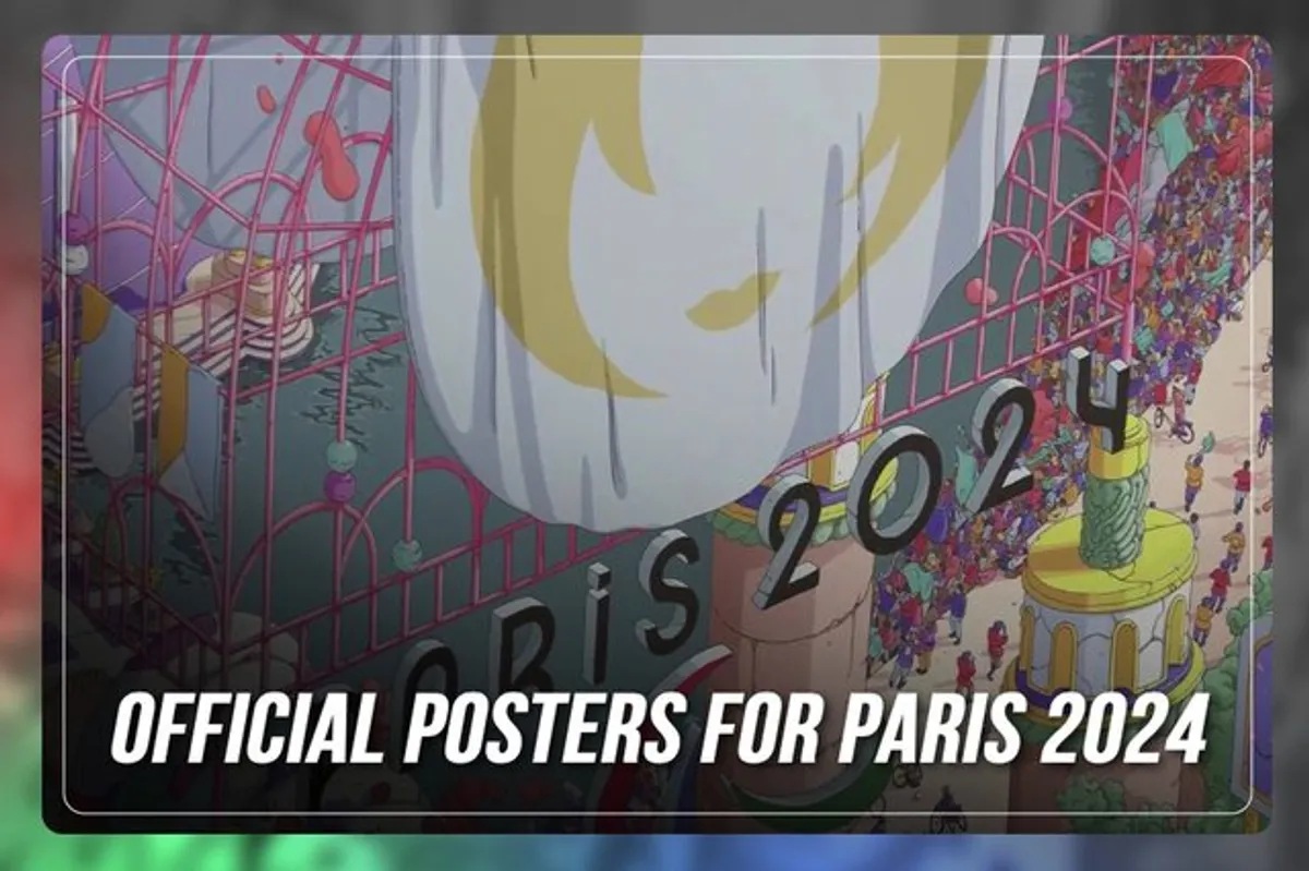 Paris 2024 unveils surrealistic official posters | ABS-CBN Sports