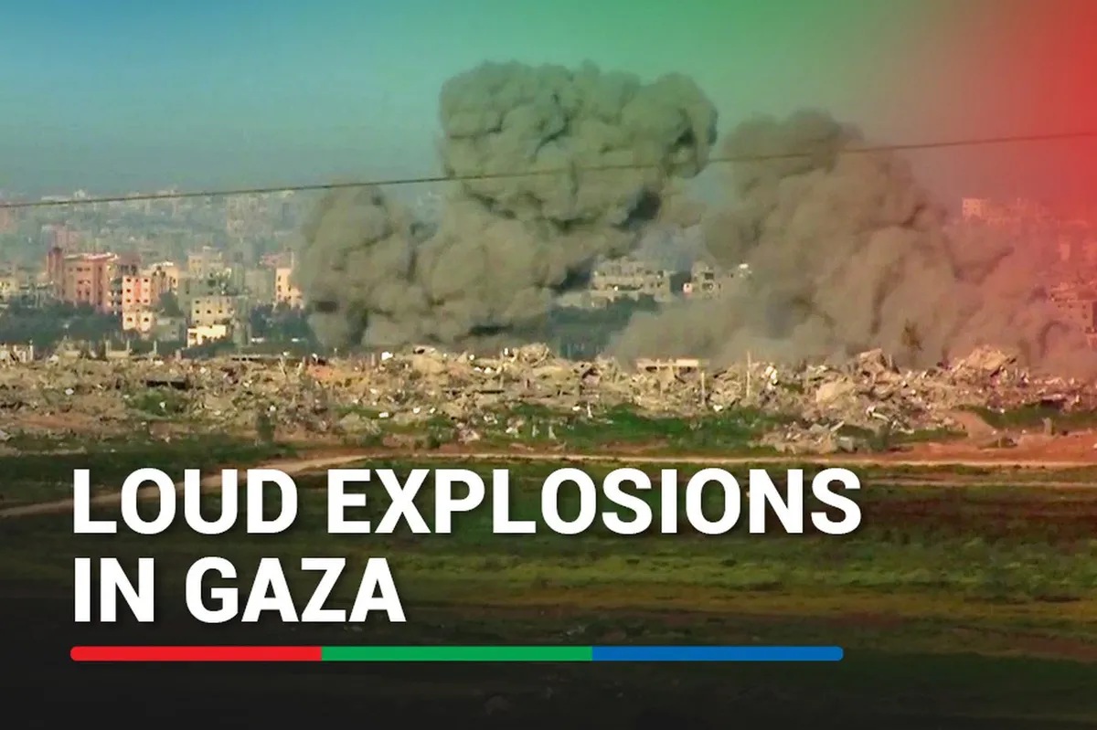 Explosions heard and smoke seen rising over Gaza | ABS-CBN News