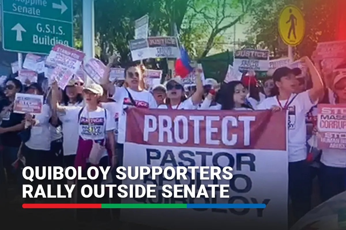 Quiboloy supporters rally outside Senate | ABS-CBN News