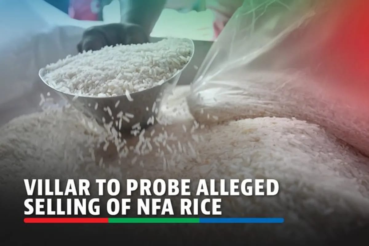 Villar to probe alleged sale of NFA rice to traders | ABS-CBN News