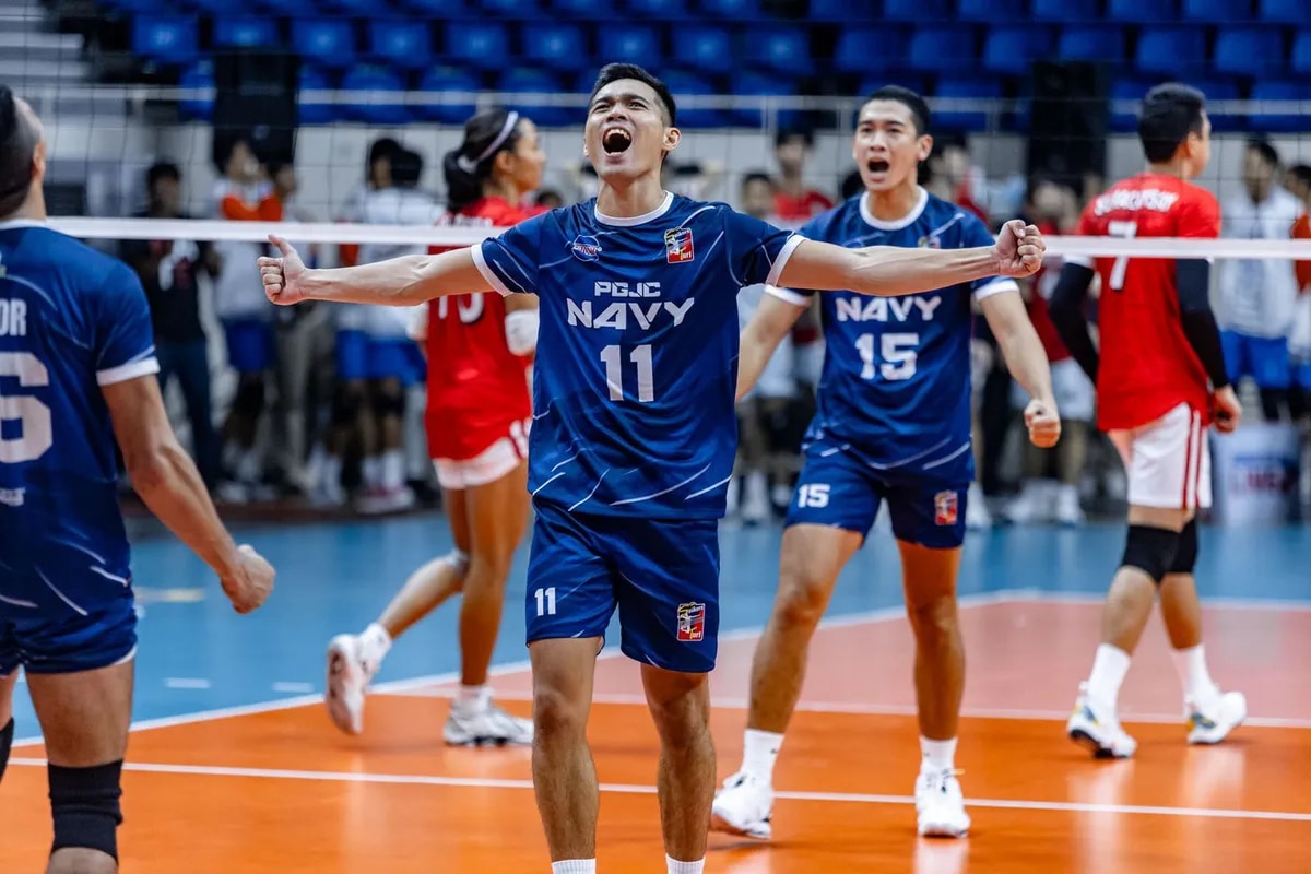 PGJC-Navy completes stunning reverse sweep of D'Navigators | ABS-CBN Sports