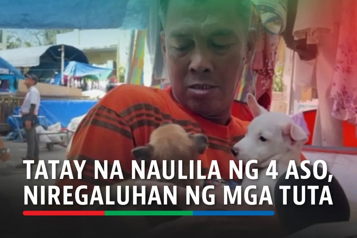 Tatay na naulila ng 4 aso, niregaluhan ng mga tuta | ABS-CBN News