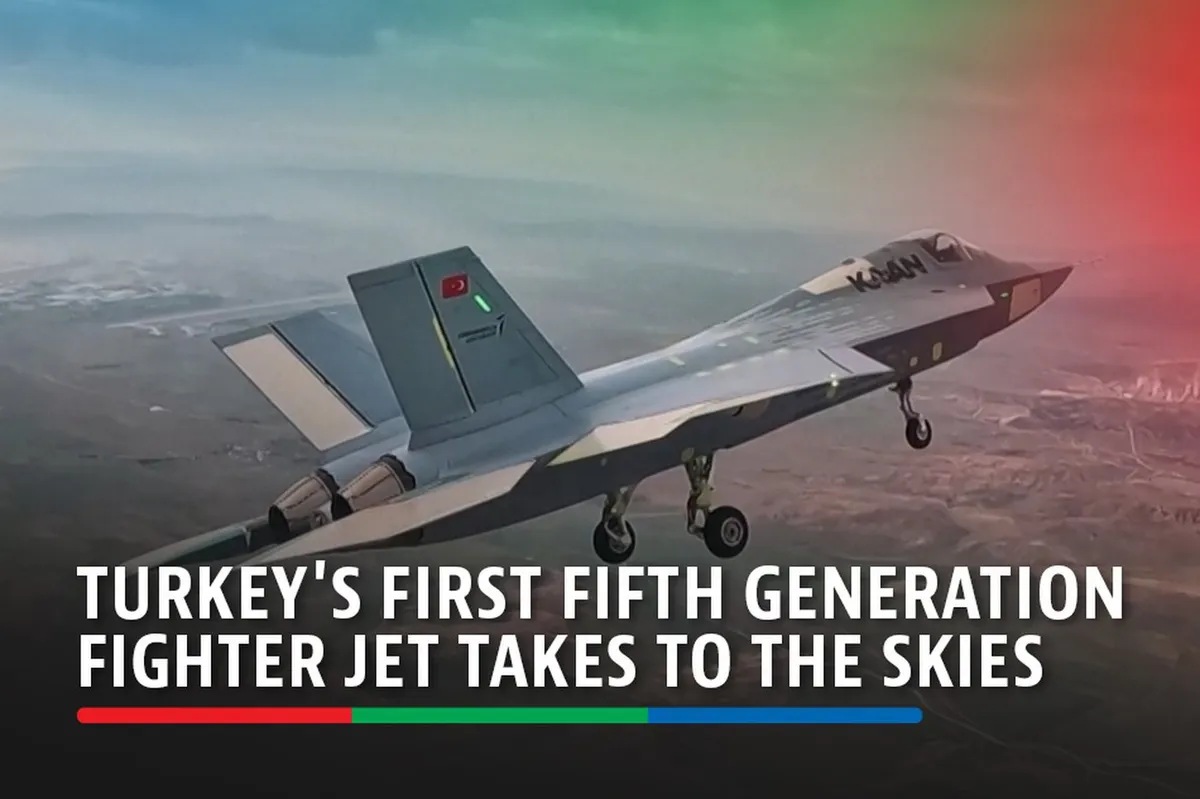 Turkey's first fifth generation fighter jet takes to the skies | ABS ...