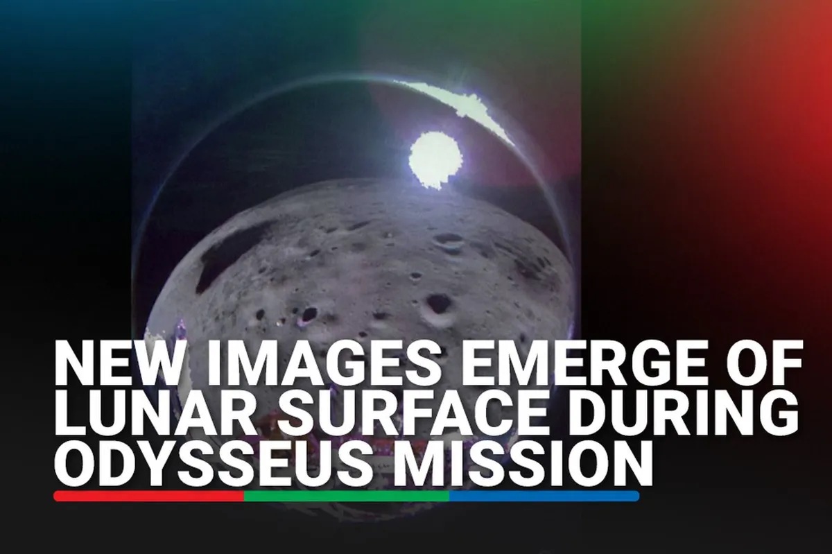 New images emerge of lunar surface during Odysseus mission | ABS-CBN News