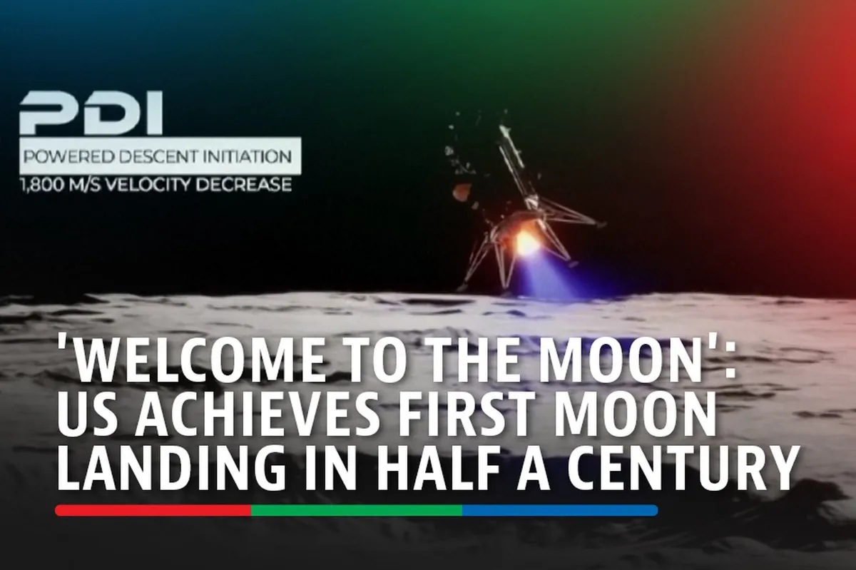 'Welcome to the Moon': US achieves first moon landing in half a century ...