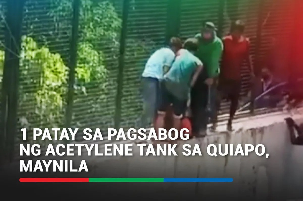 1 patay sa pagsabog ng acetylene tank sa Quiapo, Maynila | ABS-CBN News 1 patay sa pagsabog ng acetylene tank sa Quiapo, Maynila | ABS-CBN News