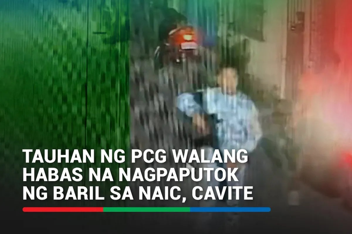 Tauhan ng PCG walang habas na nagpaputok ng baril sa Naic, Cavite | ABS ... Tauhan ng PCG walang habas na nagpaputok ng baril sa Naic, Cavite | ABS ...