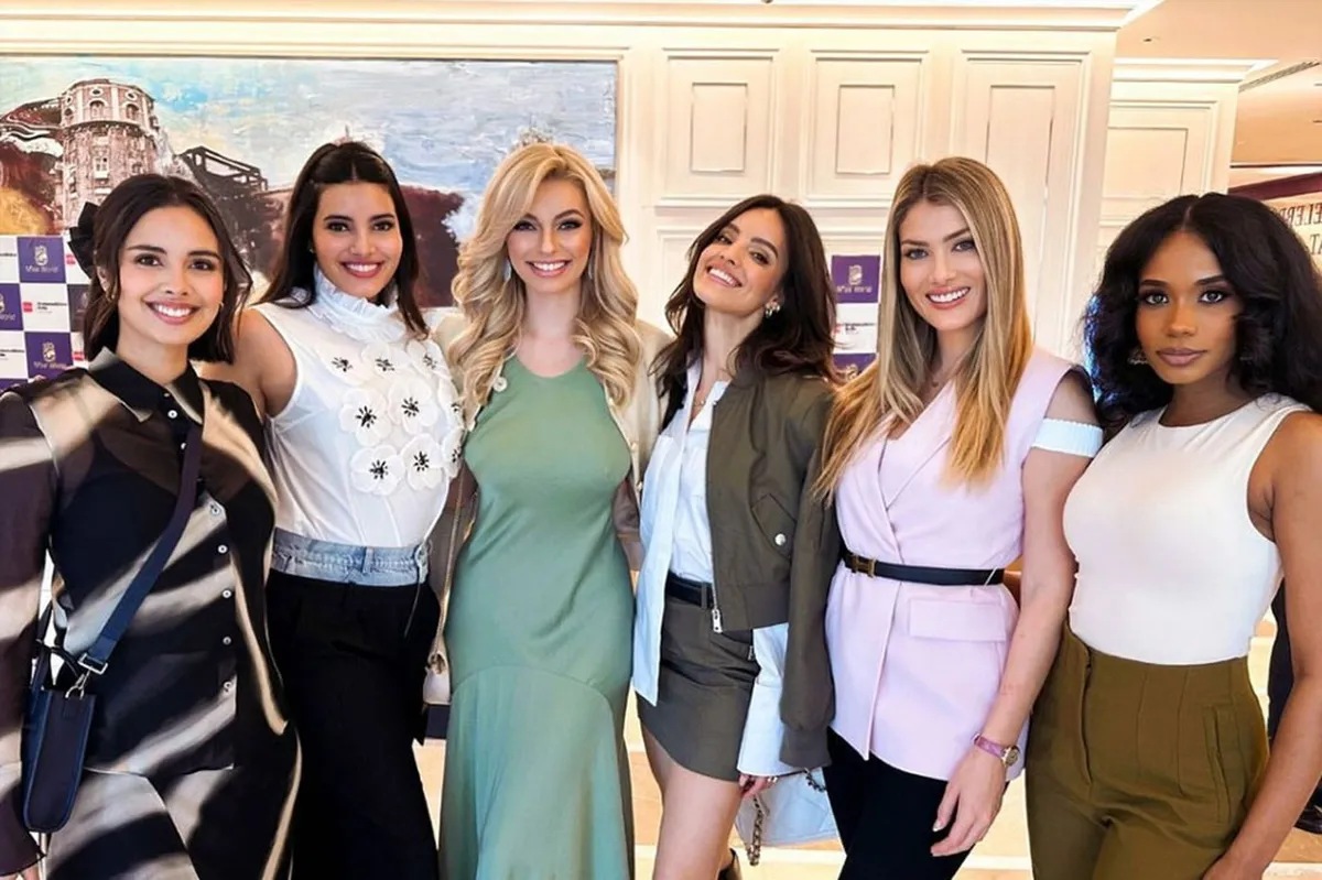 LOOK: Megan Young joins fellow Miss World queens in India | ABS-CBN ...