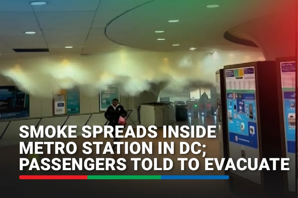 Smoke spreads inside metro station in DC; passengers told to evacuate ...
