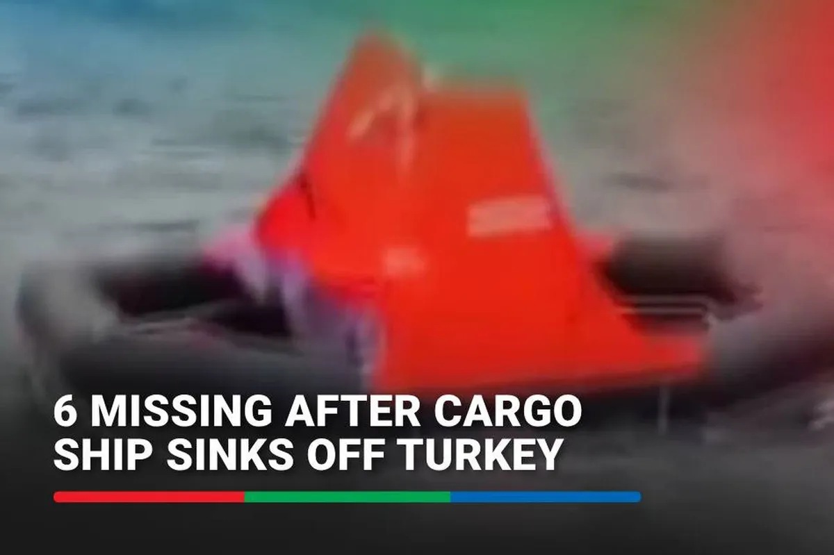 6 crewmembers missing after cargo ship sinks off Turkey | ABS-CBN News