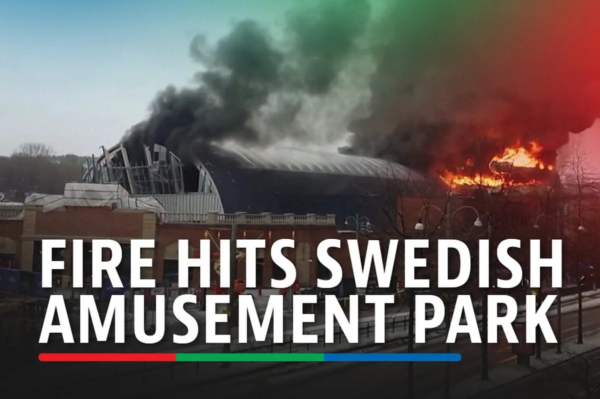 Fire hits Swedish amusement park | ABS-CBN News