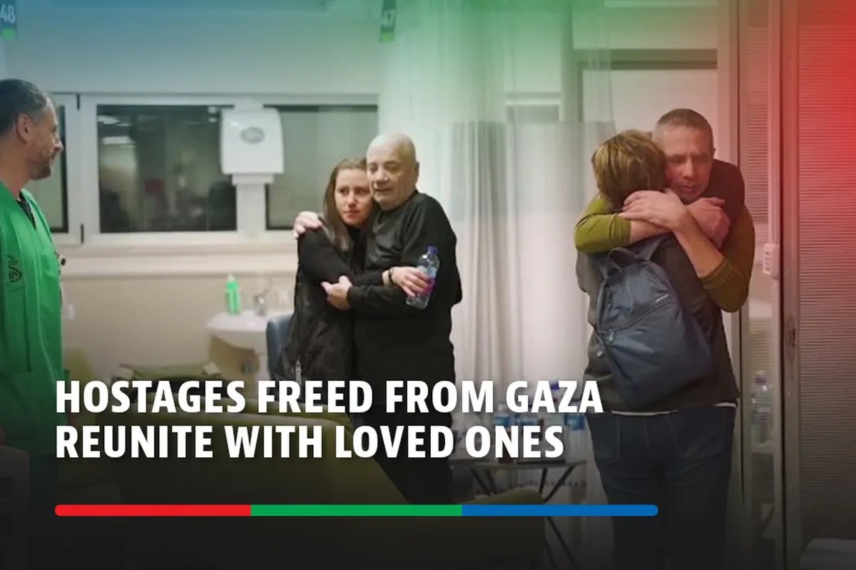 Hostages freed from Gaza reunite with loved ones | ABS-CBN News