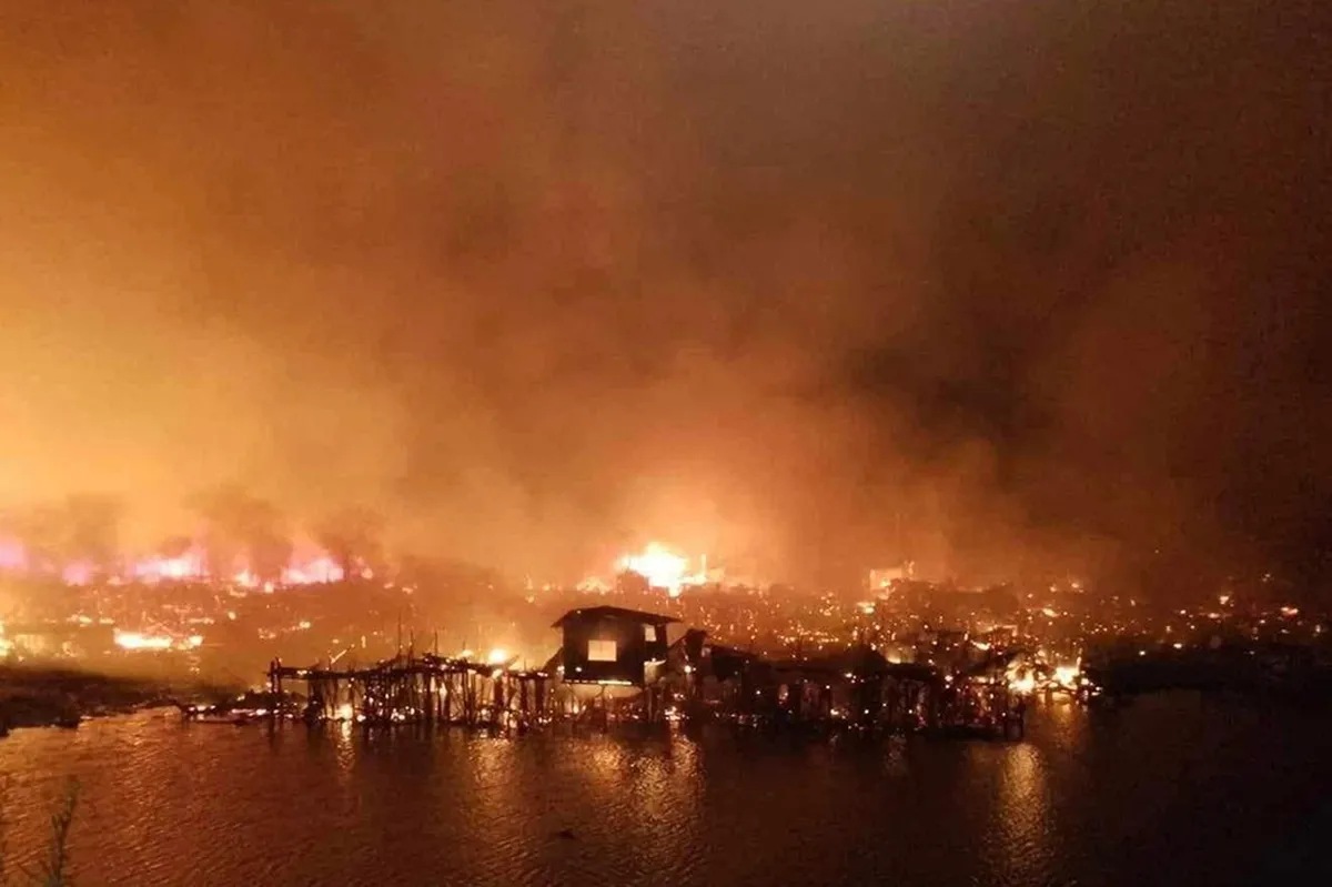 Fire guts 450 houses in Palawan | ABS-CBN News
