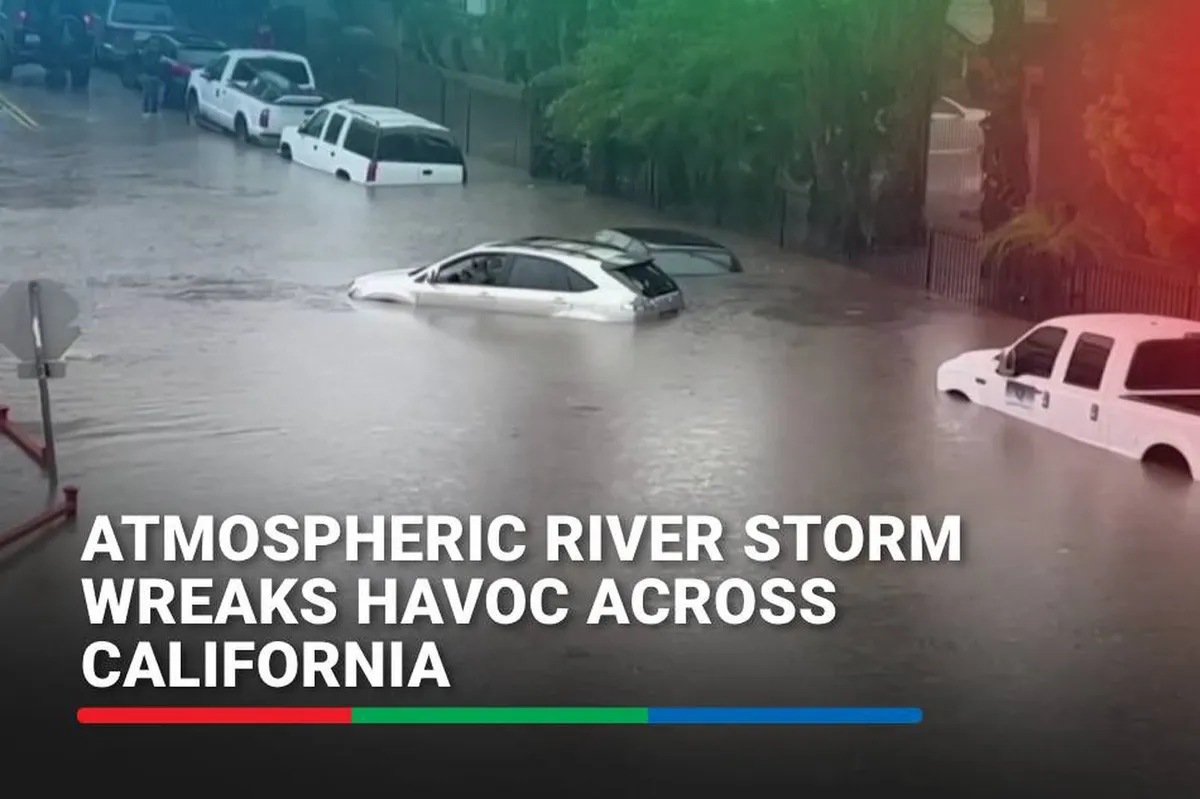Atmospheric river storm wreaks havoc across California | ABS-CBN News