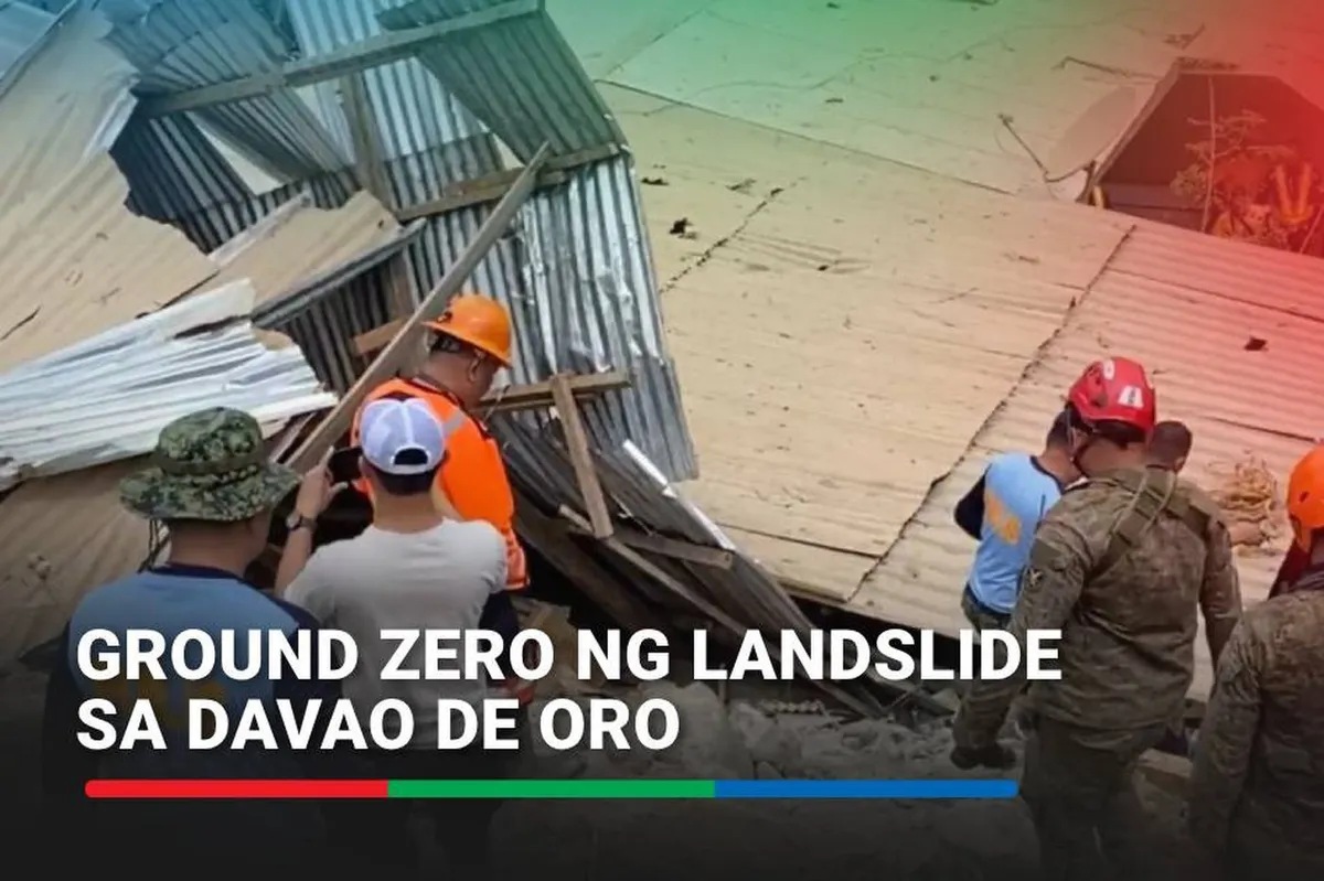 PANOORIN: Ground zero ng landslide sa Davao de Oro | ABS-CBN News