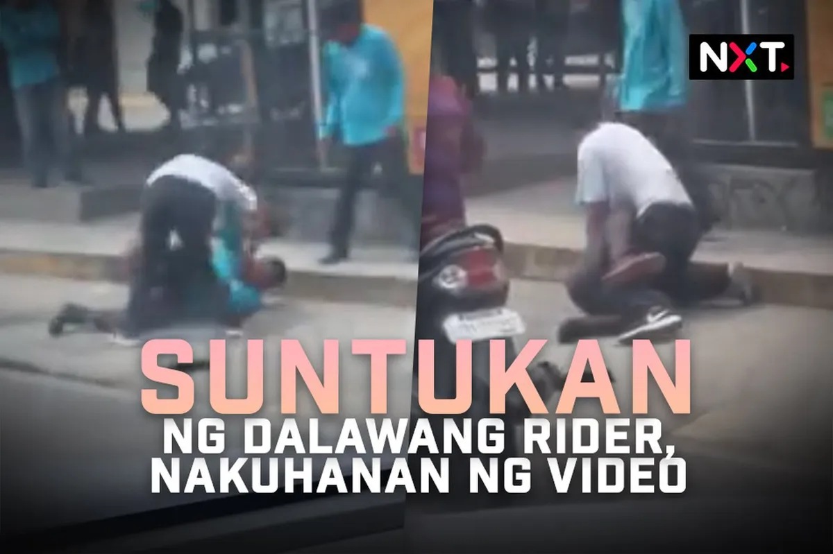 Suntukan ng dalawang rider, nakuhanan ng video | ABS-CBN News